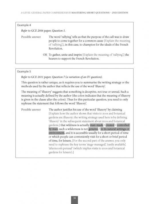 A-Level General Paper: Comprehension - Mastering Short Questions (2nd ...