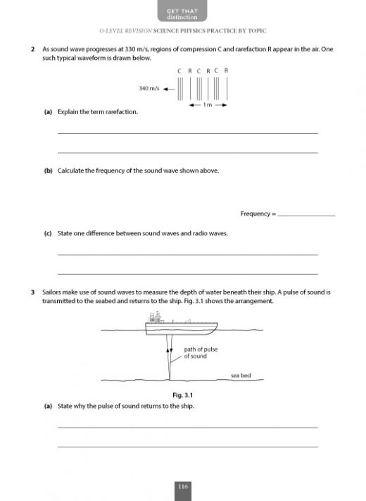 O-Level Revision Guide Science Physics Practice Questions by Topic ...