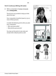 Primary 5 English Practice Papers - CPD Singapore Education Services Pte Ltd