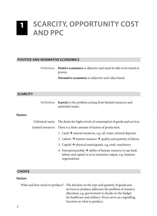 A-Level Economics: Examination Summaries & Notes (2nd Ed) - CPD ...