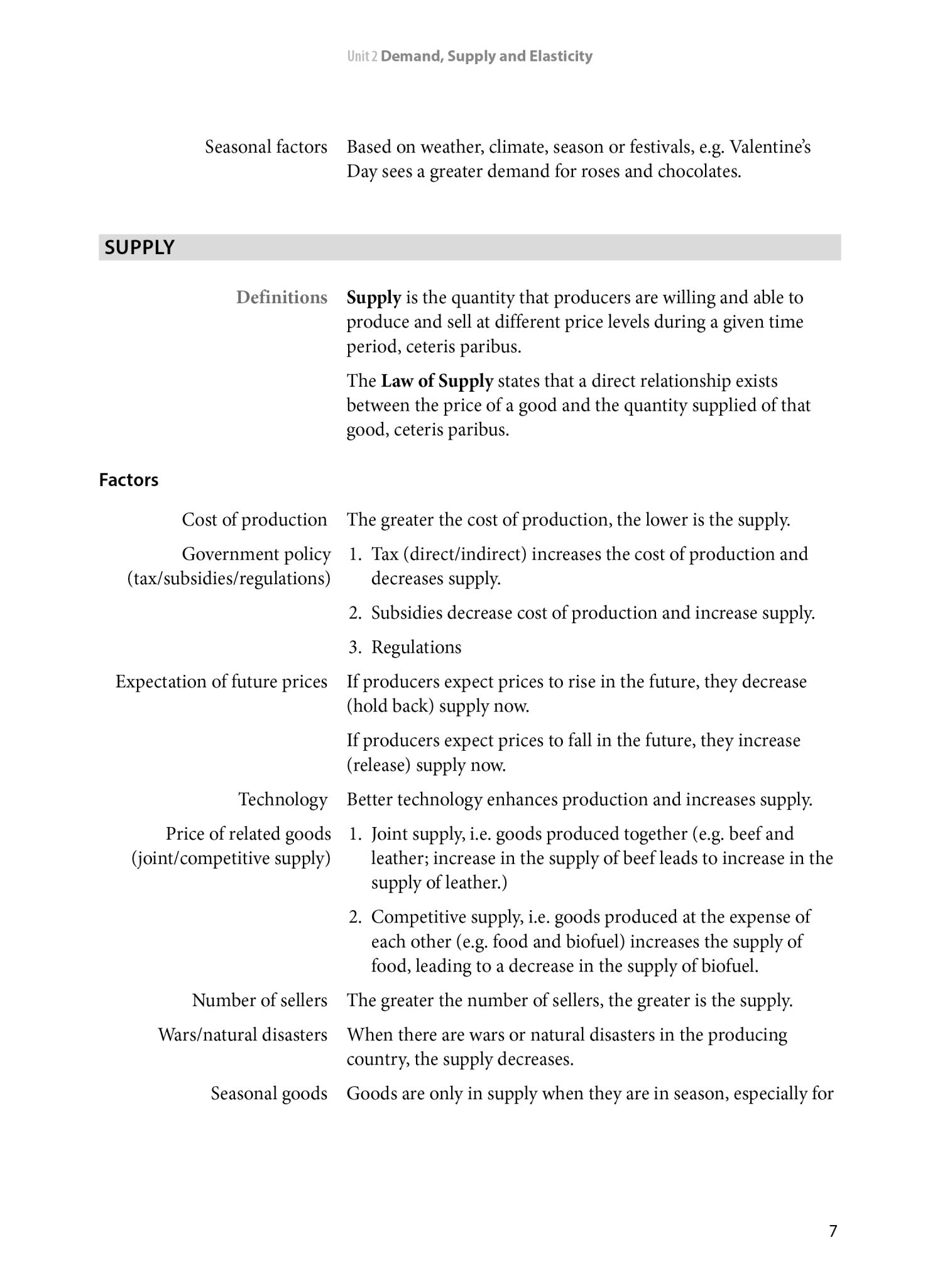 A-Level Economics: Examination Summaries & Notes (2nd Ed) - CPD ...