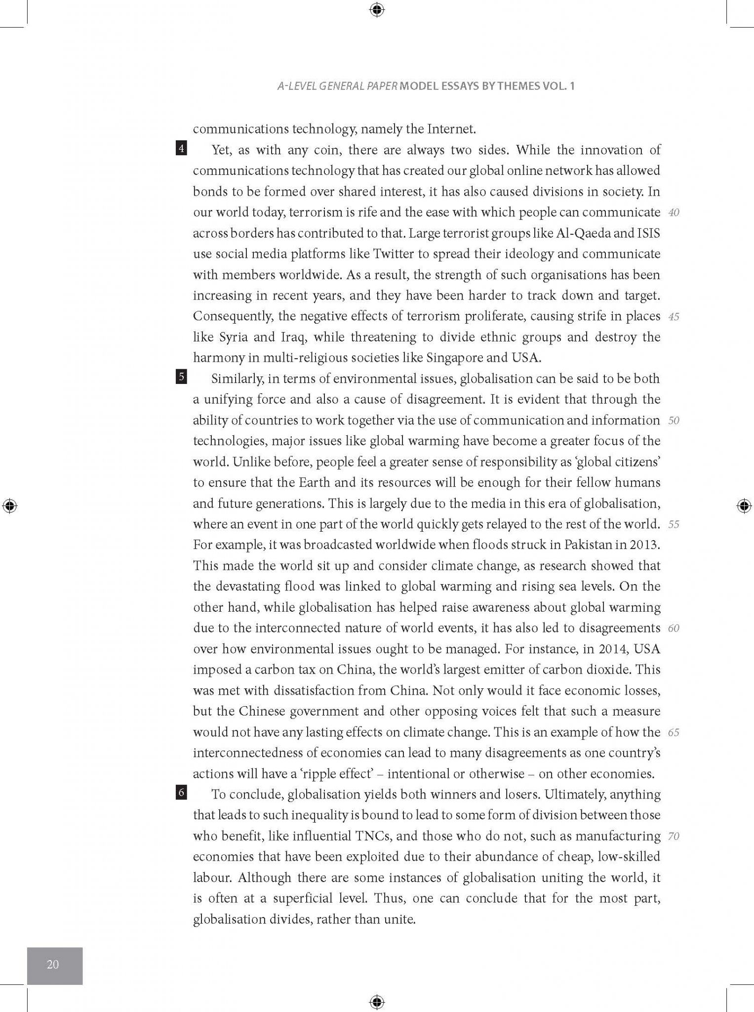 A-Level General Paper: Model Essays by Themes Volume 1 - CPD Singapore ...