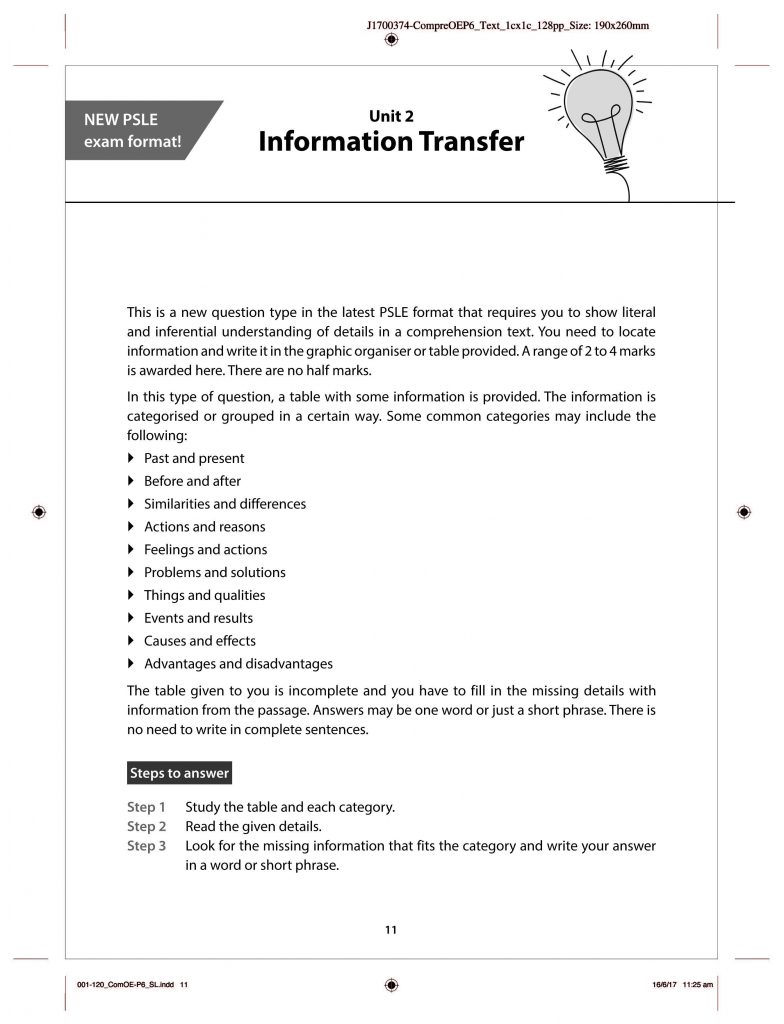 Primary 6 English: Master Comprehension (Open-Ended) - CPD Singapore ...