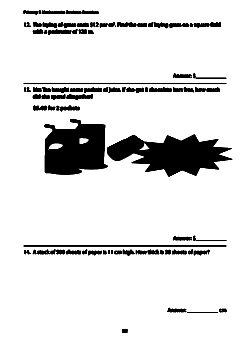 Primary 5 Mathematics Revision Exercises - CPD Singapore Education ...