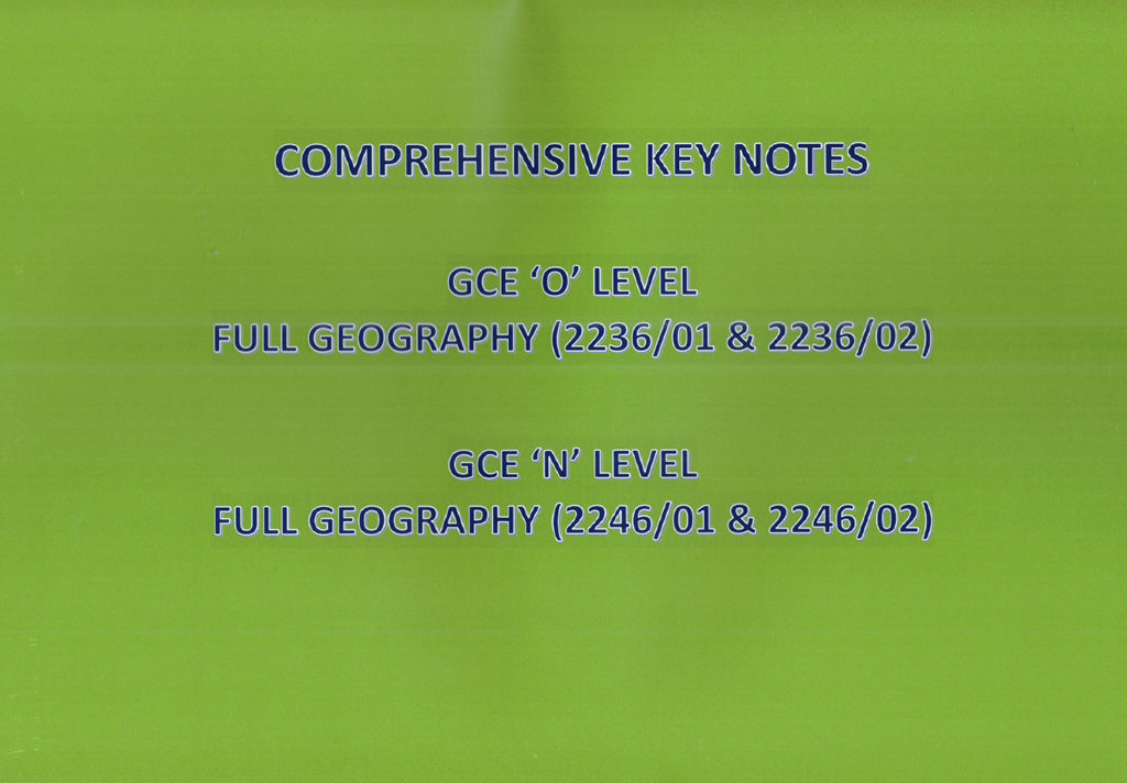 Comprehensive Key Notes: GCE O-Level Full Geography - CPD Singapore ...