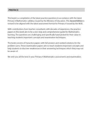Primary 4 Mathematics Practice Papers (Second Edition) - CPD Singapore ...