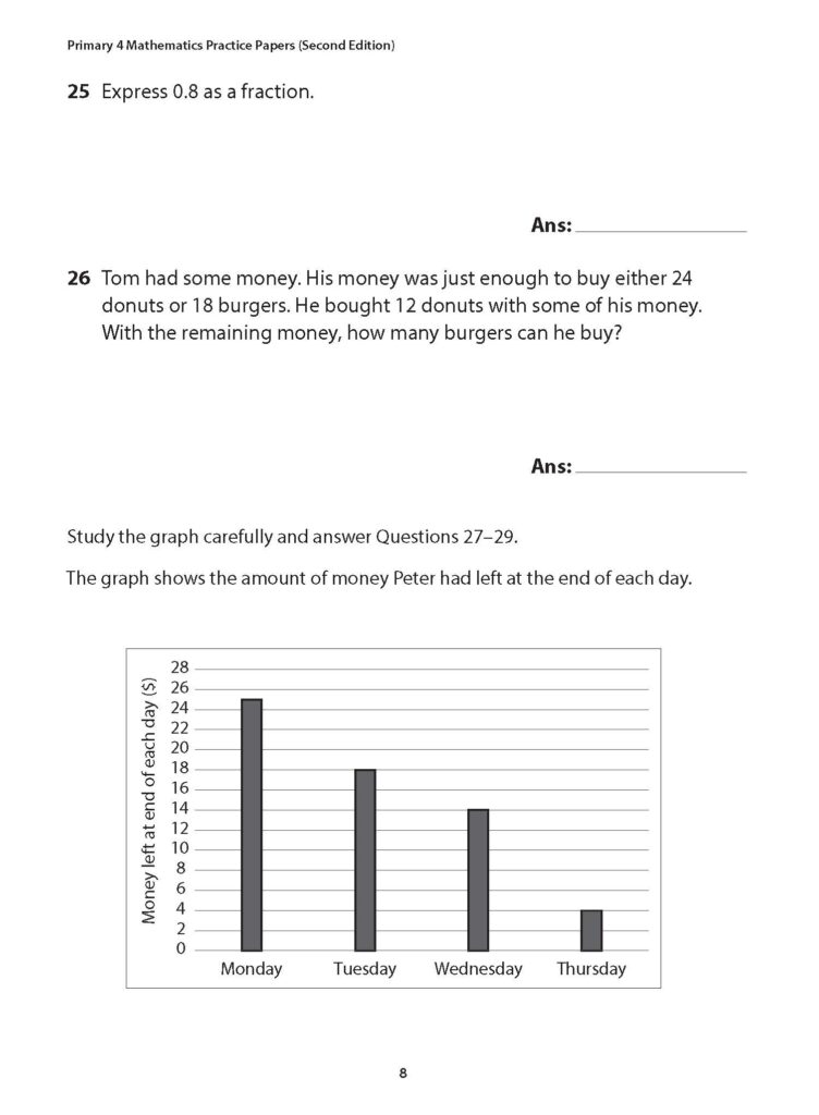 Primary 4 Mathematics Practice Papers (Second Edition) - CPD Singapore ...