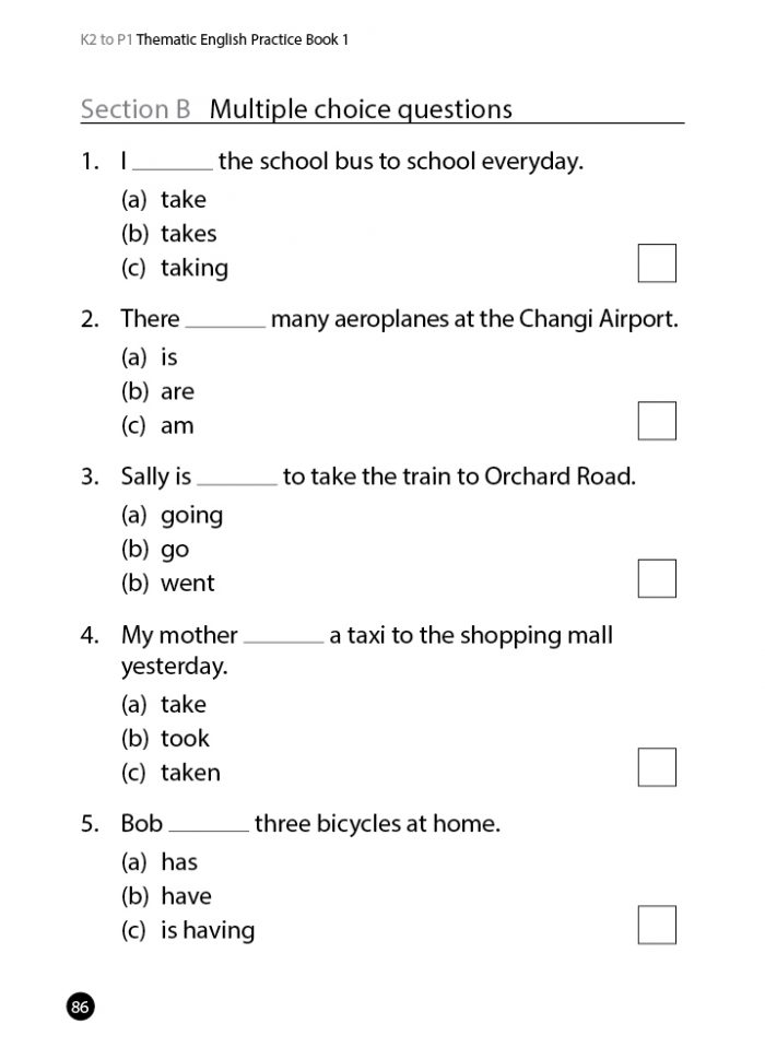 K2 to P1 Thematic English Practice Book 1 - CPD Singapore Education ...