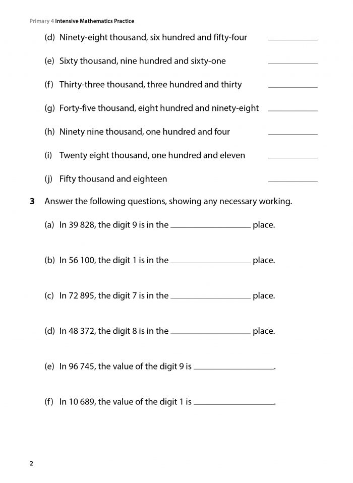 Primary 4 Intensive Mathematics Practice - CPD Singapore Education ...