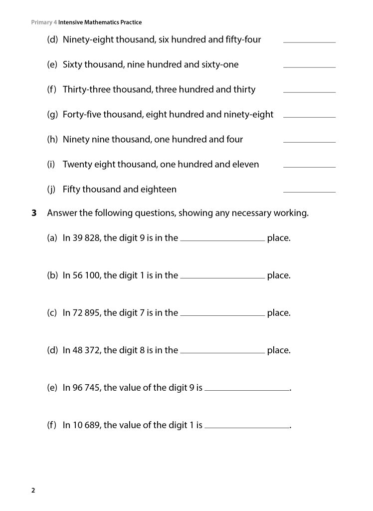 Primary 4 Intensive Mathematics Practice - CPD Singapore Education ...