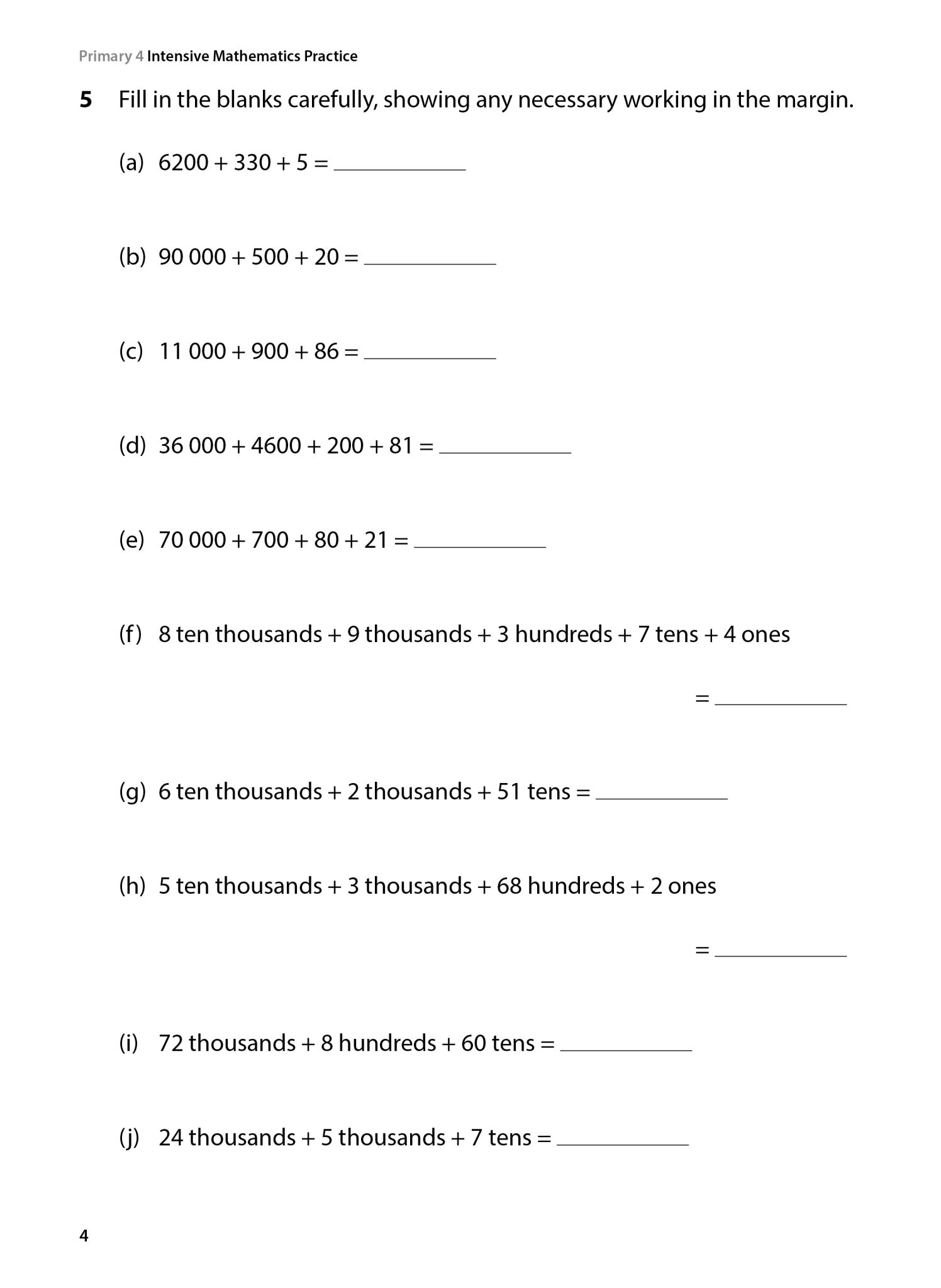 Primary 4 Intensive Mathematics Practice - CPD Singapore Education ...