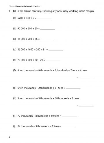 Primary 4 Intensive Mathematics Practice - CPD Singapore Education ...