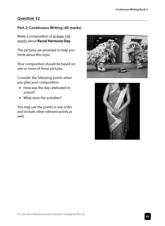 Upper Primary English Continuous Writing With Model Answers Book 2 ...