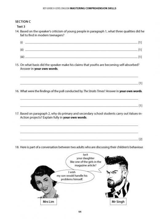 Key Guide O-Level English: Mastering Comprehension Skills - CPD ...