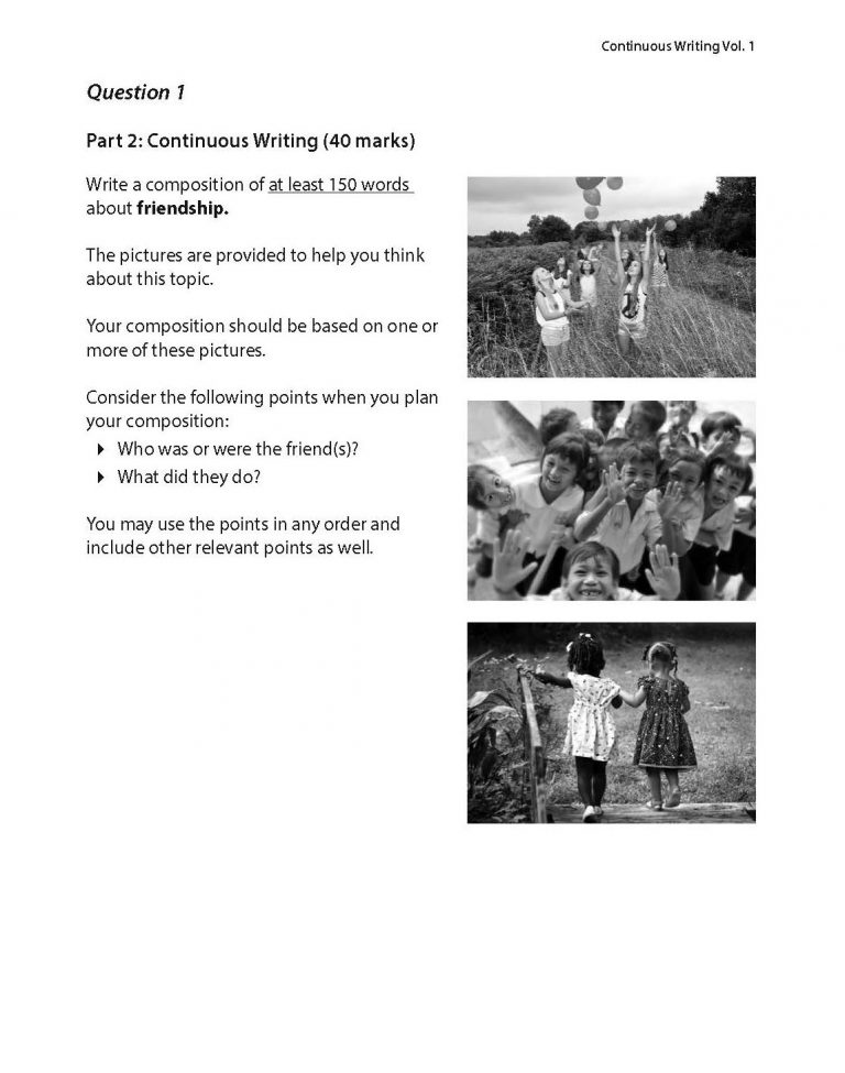Upper Primary English Intensive Practice Continuous Writing Volume 1 ...