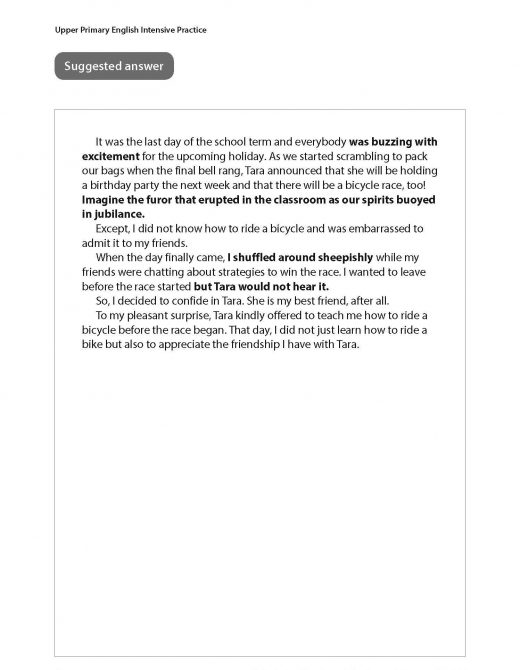 Upper Primary English Intensive Practice Continuous Writing Volume 1 ...