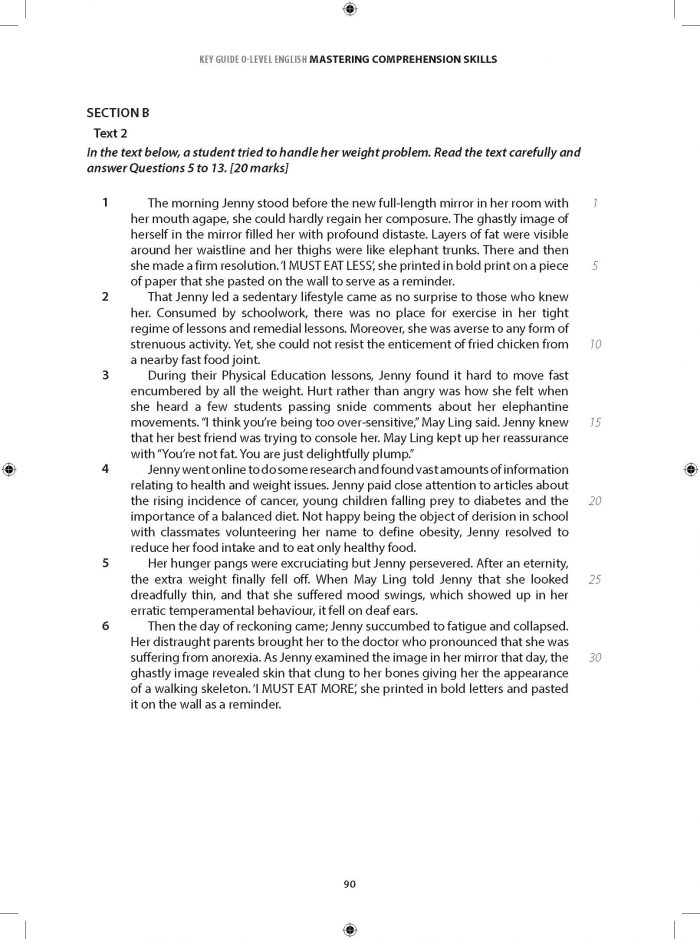 Key Guide O-Level English: Mastering Comprehension Skills - CPD ...