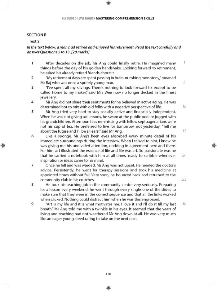 Key Guide O-Level English: Mastering Comprehension Skills - CPD ...