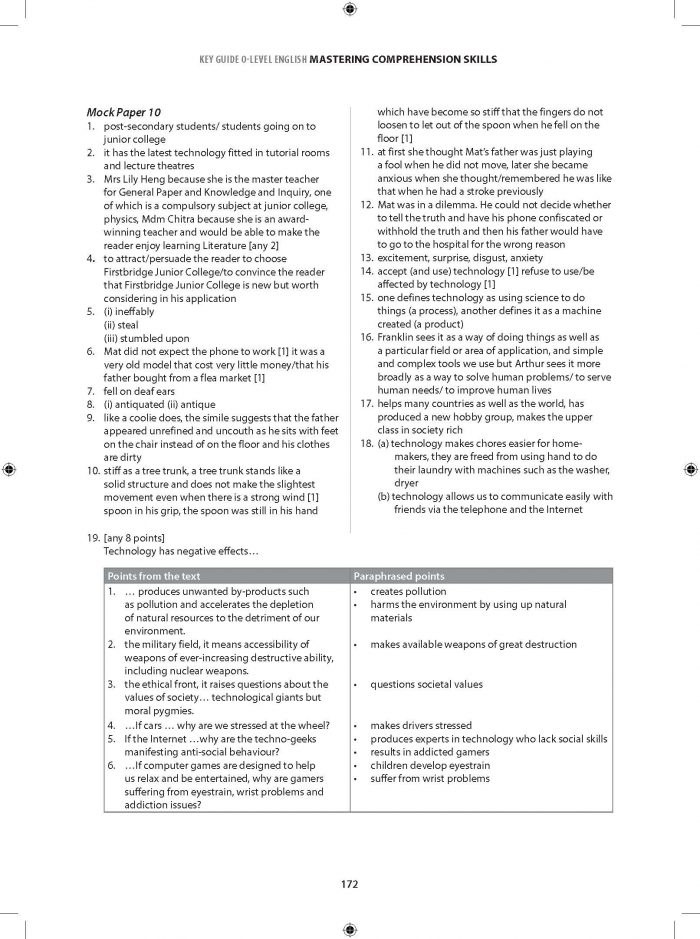 Key Guide O-Level English: Mastering Comprehension Skills | CPD ...