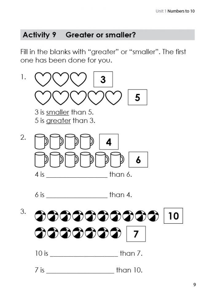 Mathematics for Pre-Schoolers - CPD Singapore Education Services Pte Ltd