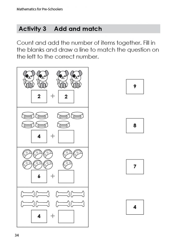 Mathematics for Pre-Schoolers - CPD Singapore Education Services Pte Ltd