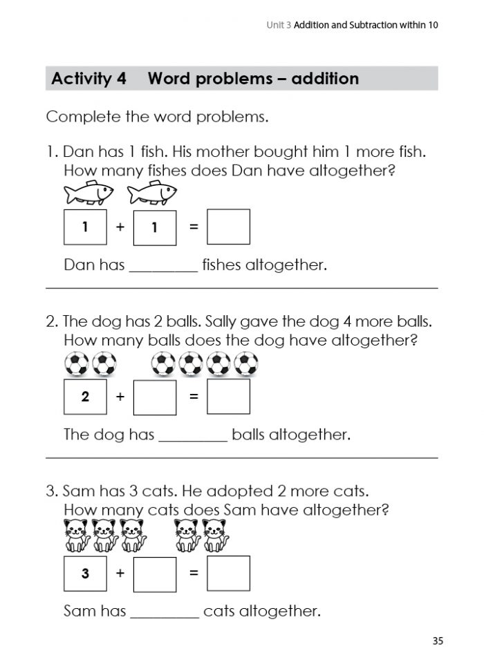 Mathematics for Pre-Schoolers - CPD Singapore Education Services Pte Ltd