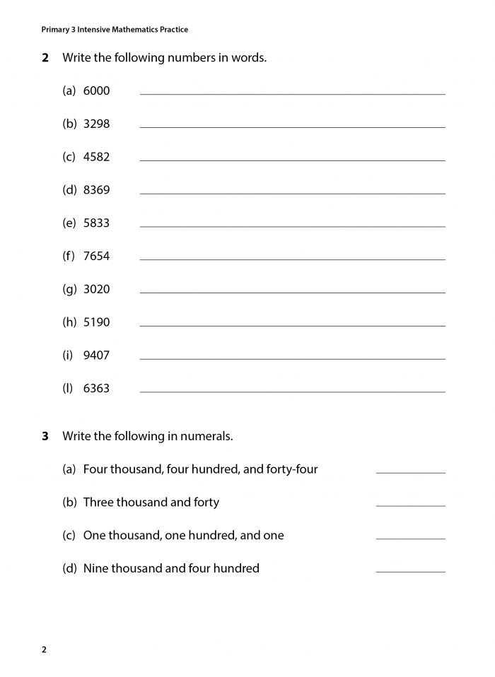 Primary 3 Intensive Mathematics Practice - CPD Singapore Education ...