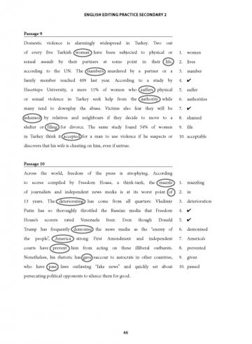 English Editing Practice Secondary 2 Express/Normal(Academic) - CPD ...