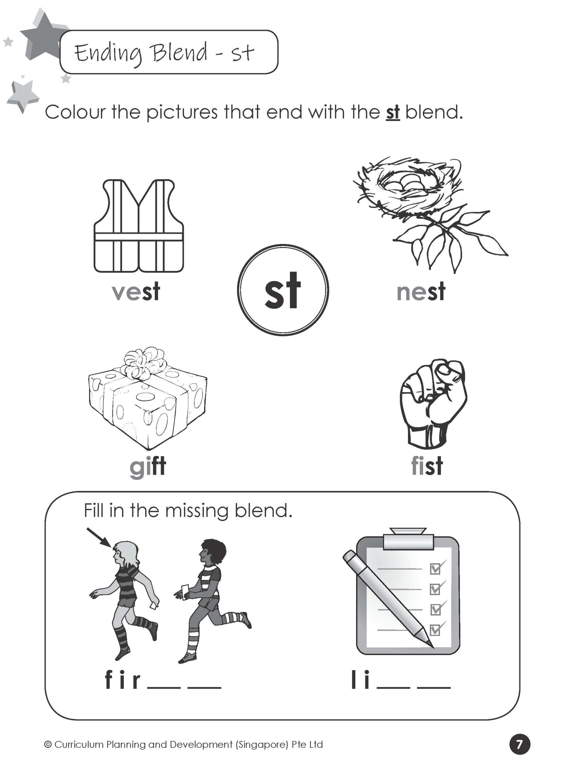 Fun Learning Phonics Level 2– Ending Blends | CPD Singapore