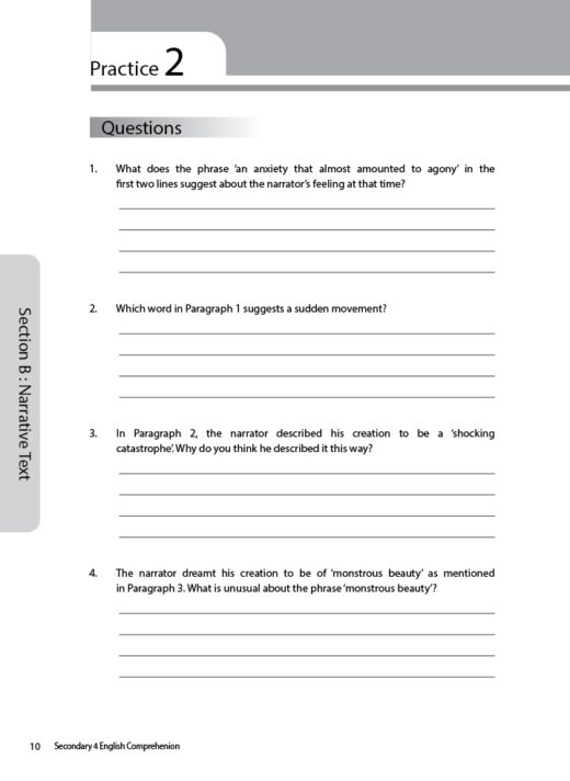 Secondary 4 English Comprehension Practice - CPD Singapore Education ...