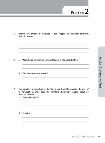 Secondary 4 English Comprehension Practice - CPD Singapore Education ...