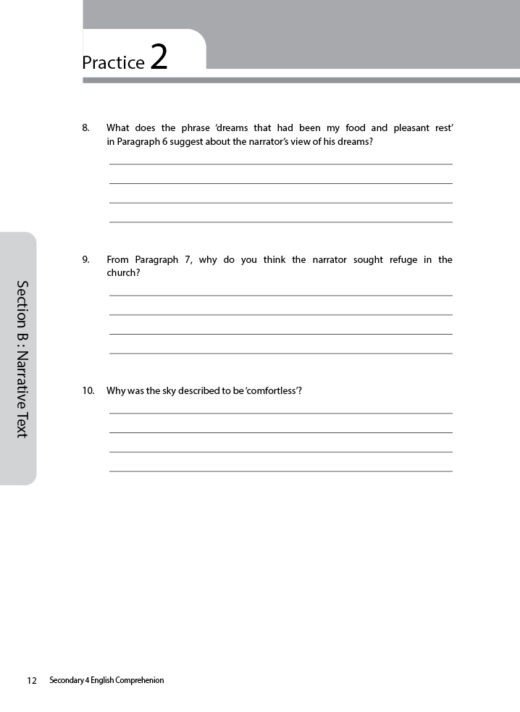 Secondary 4 English Comprehension Practice - CPD Singapore Education ...