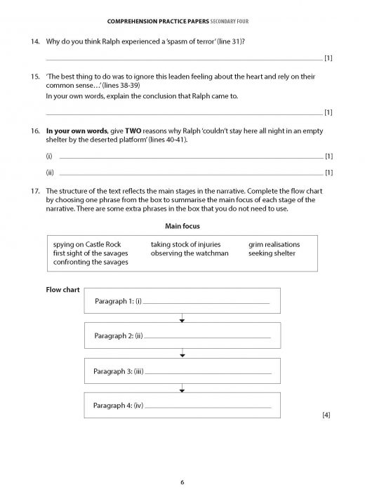 English Comprehension Practice Papers Secondary 4 - CPD Singapore ...