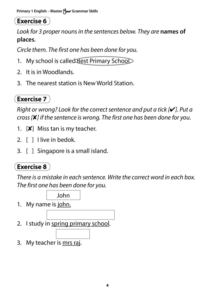 Primary 1 English Master Your Grammar Skills - CPD Singapore Education ...