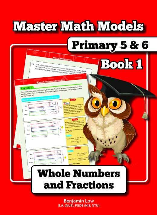 Master Math Models Primary 5 & 6 Book 1 Whole Numbers and Fractions ...