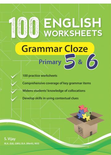 100 English Worksheets Primary 5 & 6: Grammar Cloze - CPD Singapore ...