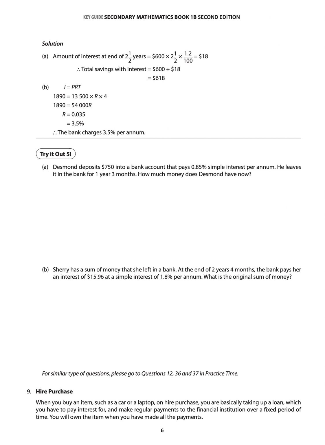 Key Guide Secondary Mathematics Revision Notes & Practice Book 1B ...