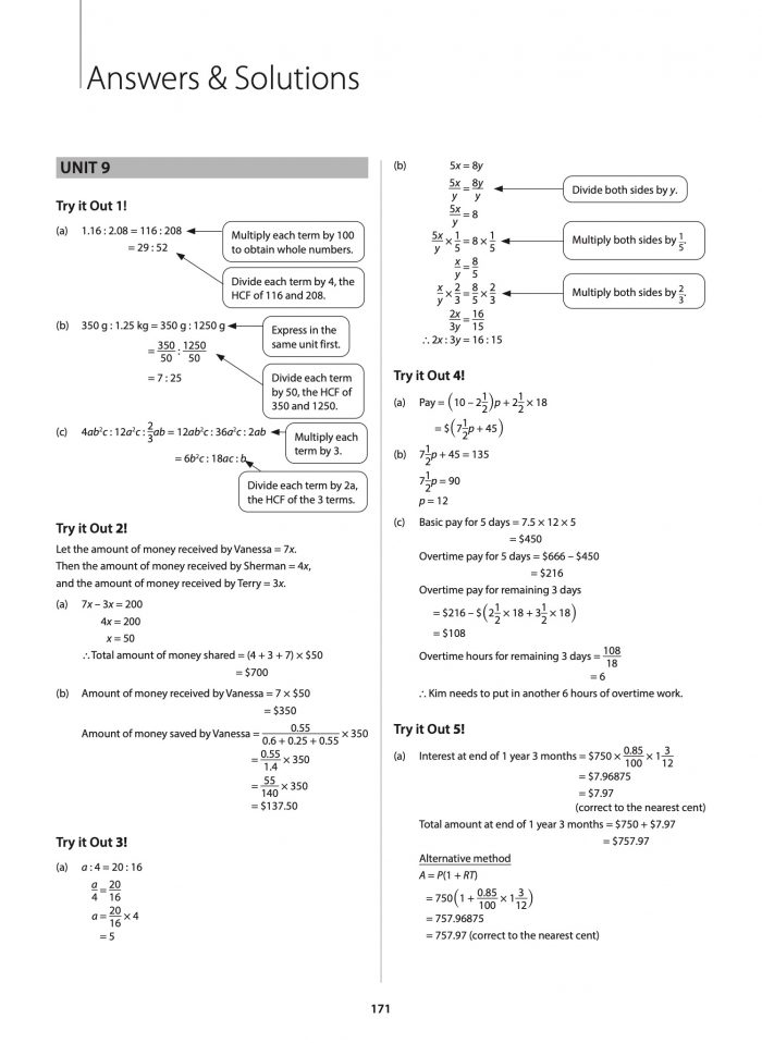 Key Guide Secondary Mathematics Revision Notes & Practice Book 1B ...