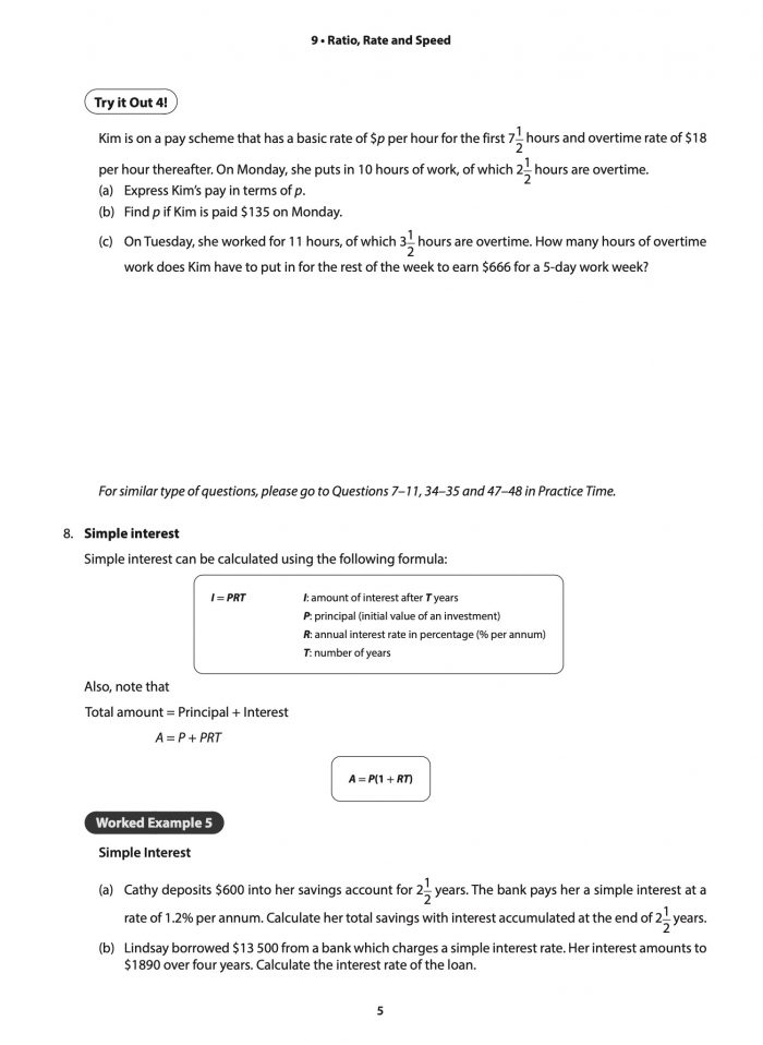 Key Guide Secondary Mathematics Revision Notes & Practice Book 1B ...