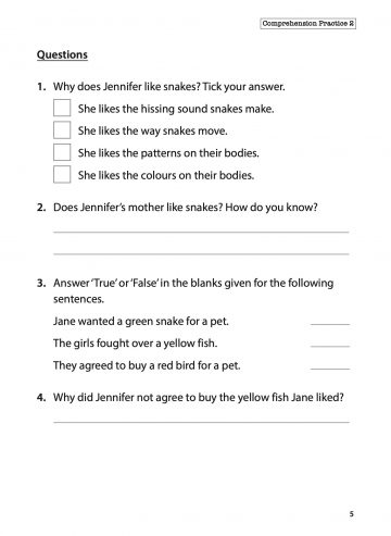 Primary 2 English Comprehension Practice - CPD Singapore Education ...