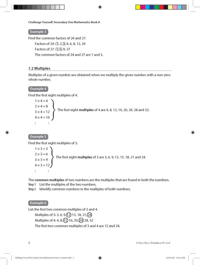 Challenge Yourself Secondary One Mathematics Book A - CPD Singapore ...
