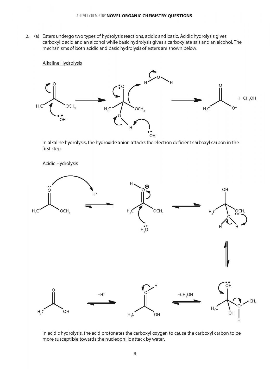 A-Level Chemistry Novel Organic Chemistry Questions - CPD Singapore ...