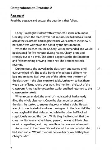 Primary 3 English Comprehension Practice - CPD Singapore Education ...