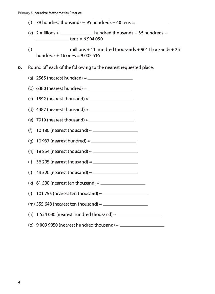 Primary 5 Intensive Mathematics Practice - CPD Singapore Education ...
