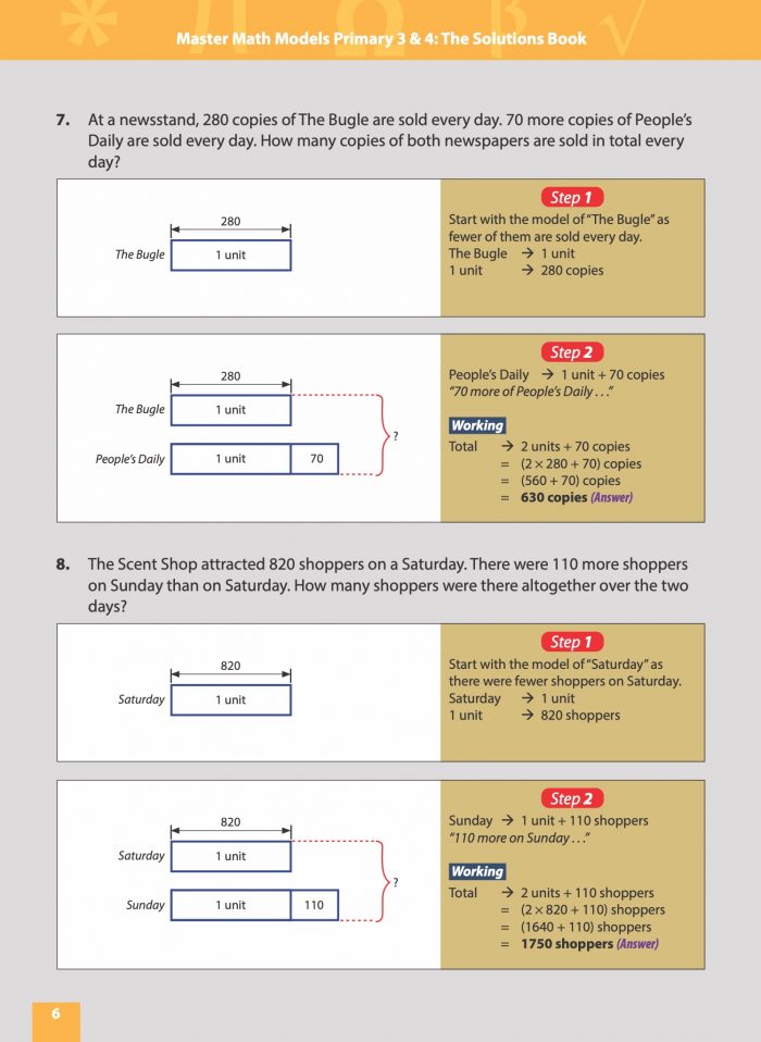 Master Math Models Primary 3 & 4 – The Solutions Book - CPD Singapore ...