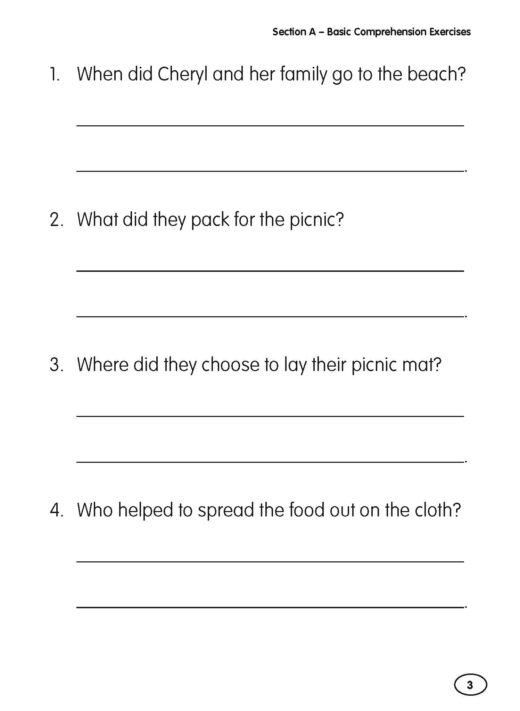 Comprehension for Early Learners - CPD Singapore Education Services Pte Ltd