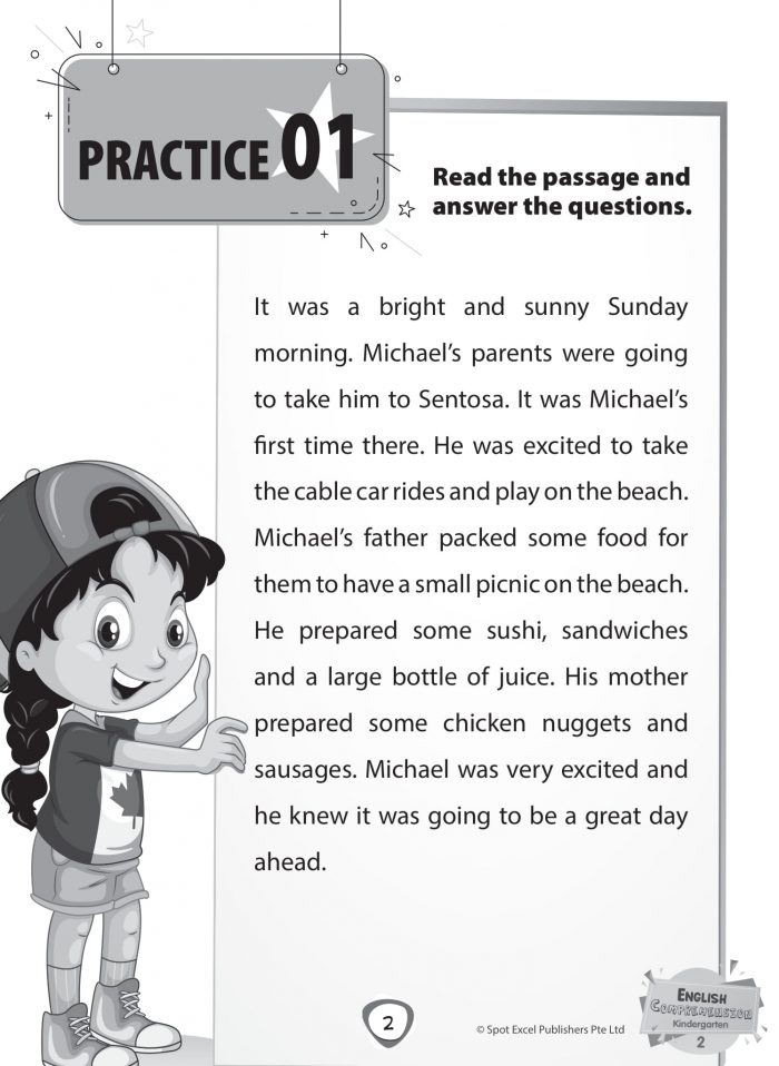 English Comprehension Kindergarten 2 - CPD Singapore Education Services ...