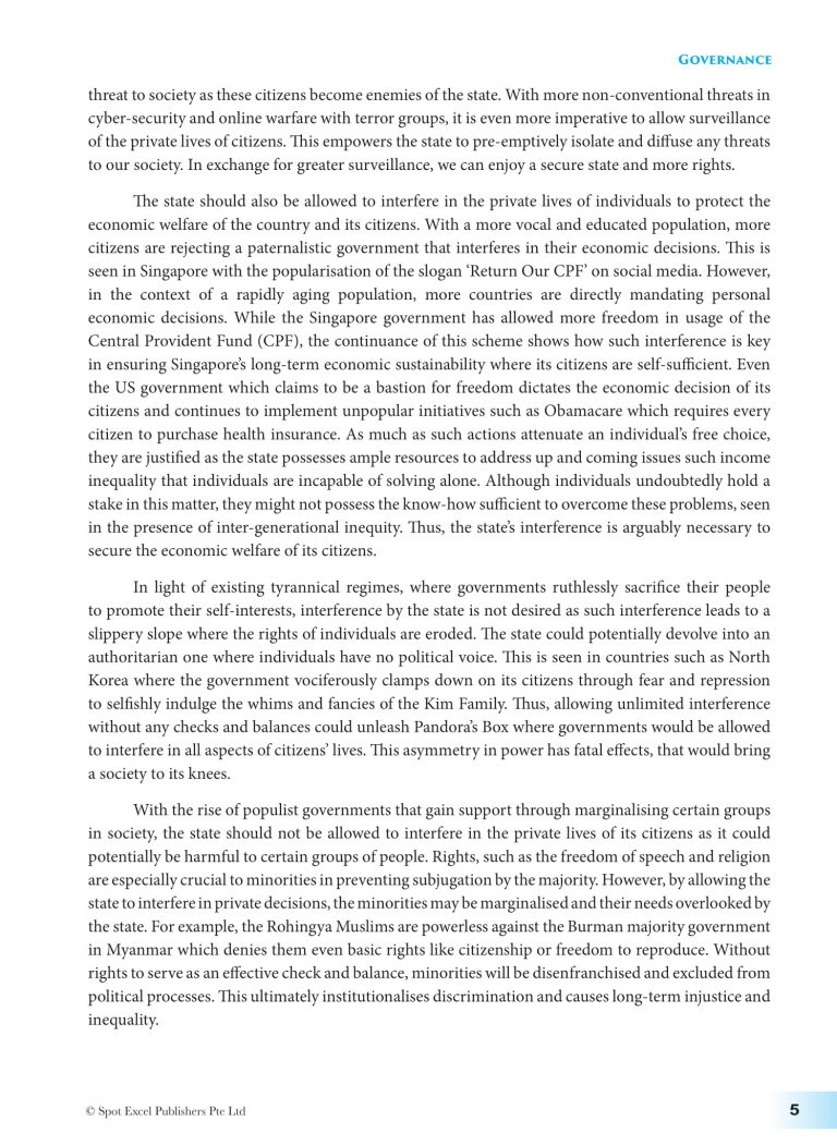 General Paper Model Essays - CPD Singapore Education Services Pte Ltd