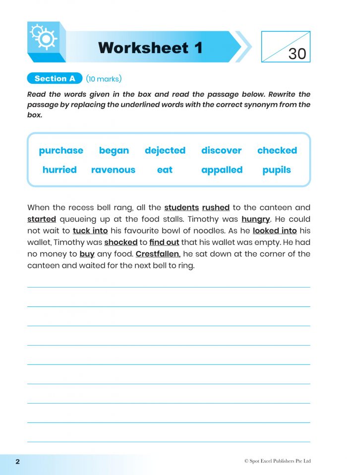 Primary 6 Vocabulary Builder - CPD Singapore Education Services Pte Ltd
