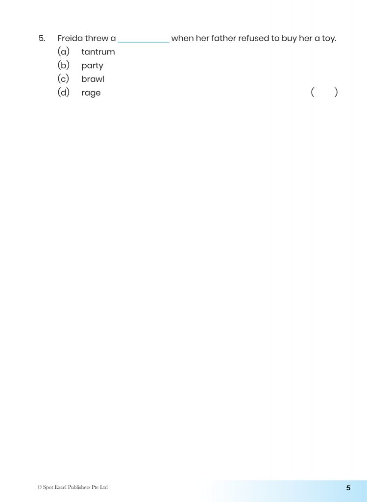 Primary 6 Vocabulary Builder - CPD Singapore Education Services Pte Ltd